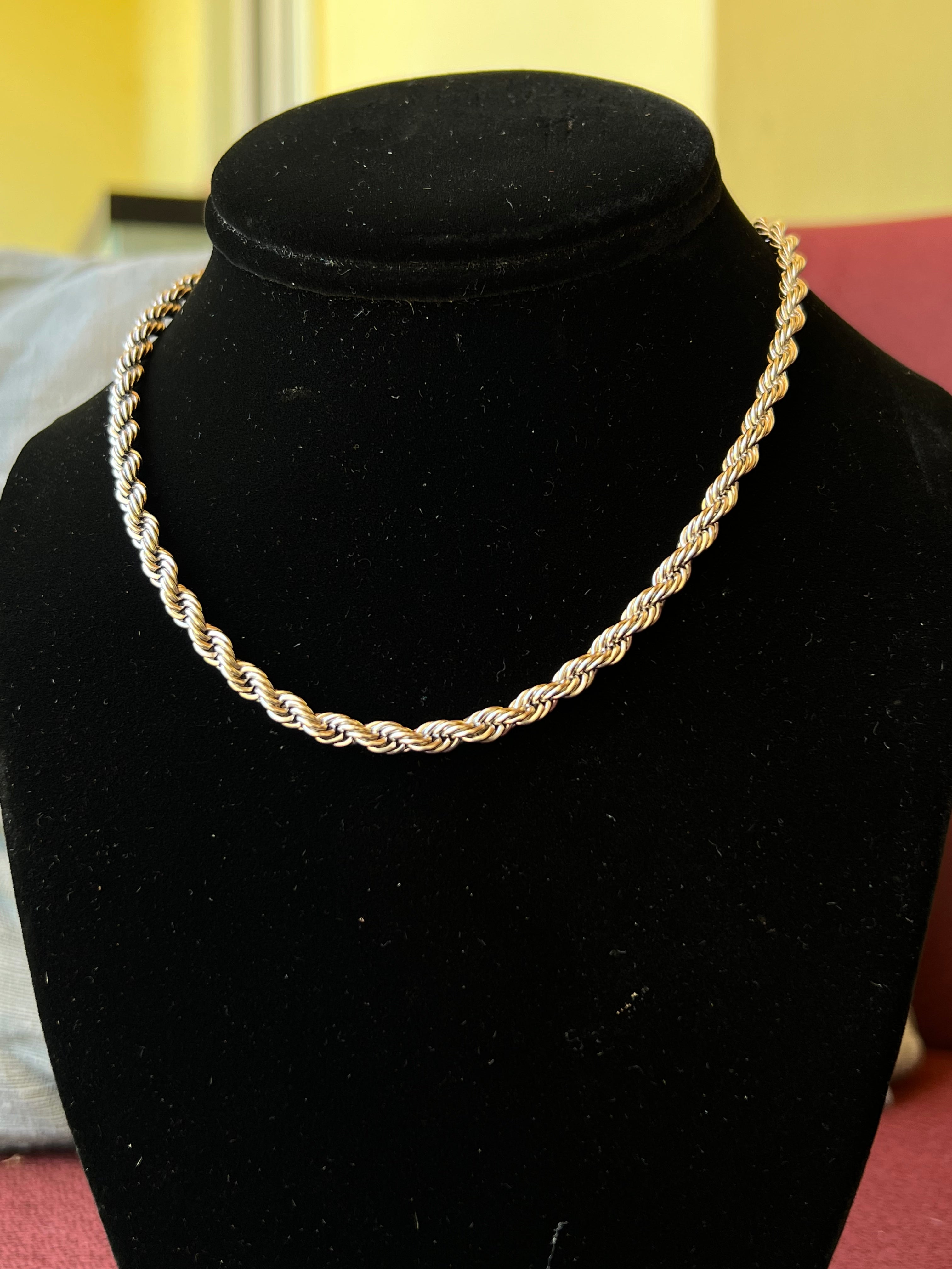 5mm Silver Rope Chain – Luxury Gems