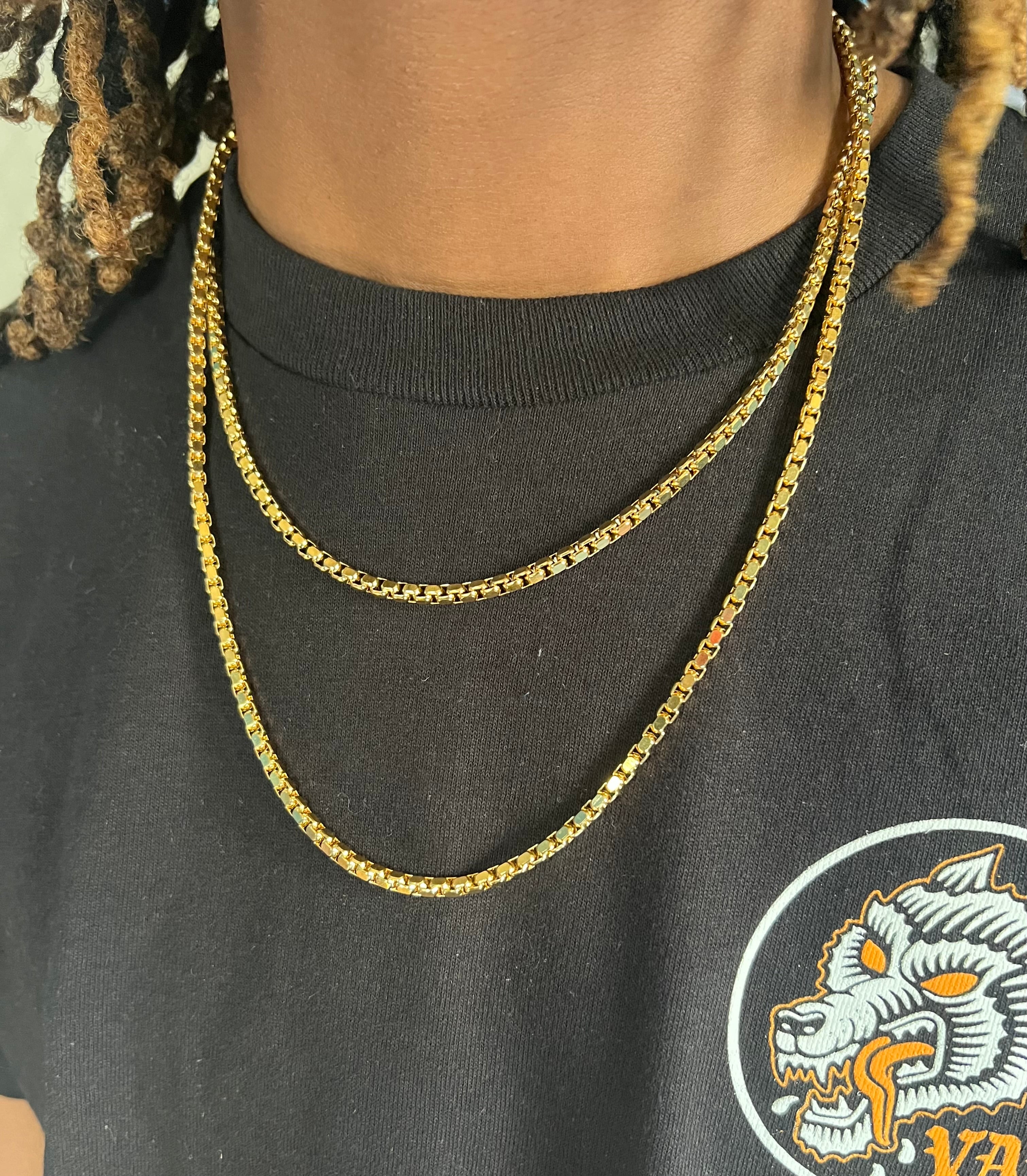 3.5mm Box Chain – Luxury Gems